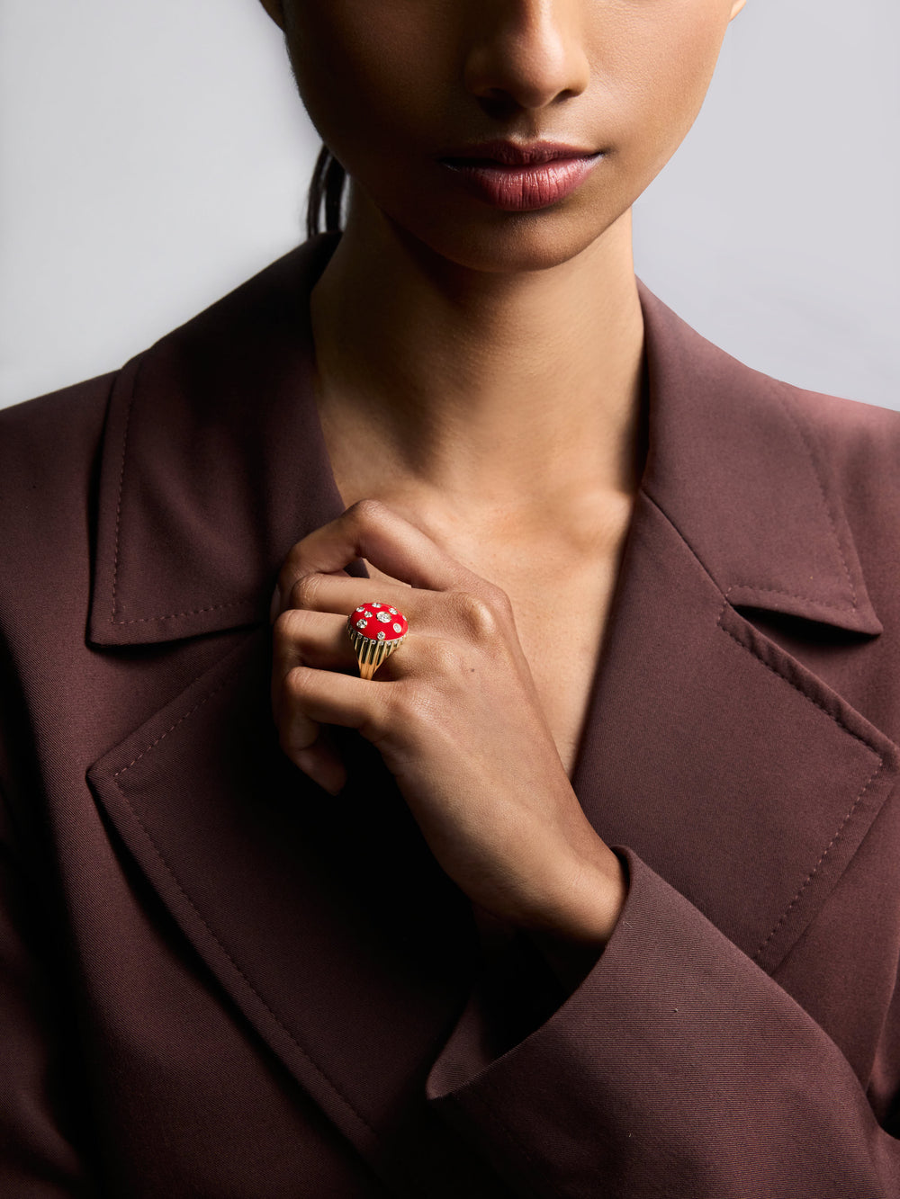 Toadstool Red Bombé Ring – State Property